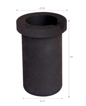 AR101 - Static induction casting machine crucible - Graficarbo