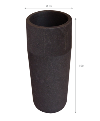 KG 108 - Crucible for vertical centrifugal casting machine - Graficarbo