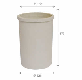 F12 ARG 113 - Static induction casting machine crucible - Graficarbo