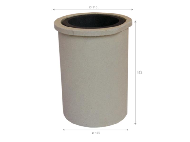 AR108 - Static induction casting machine crucible - Graficarbo