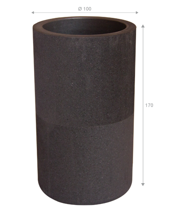 ARG109 Kg10 F9 - Static induction casting machine crucible - Graficarbo